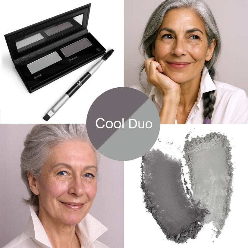 TRUE EXPRESSION Natural Brow Duo & Brush – SilveringBeauty.com